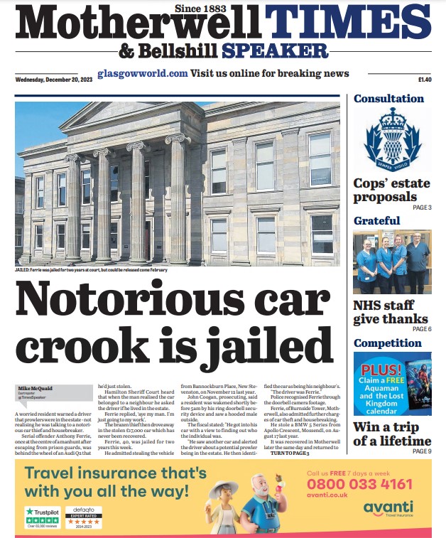 Motherwell Times & Bellshill Speaker - ABC - Delivering a valued stamp ...