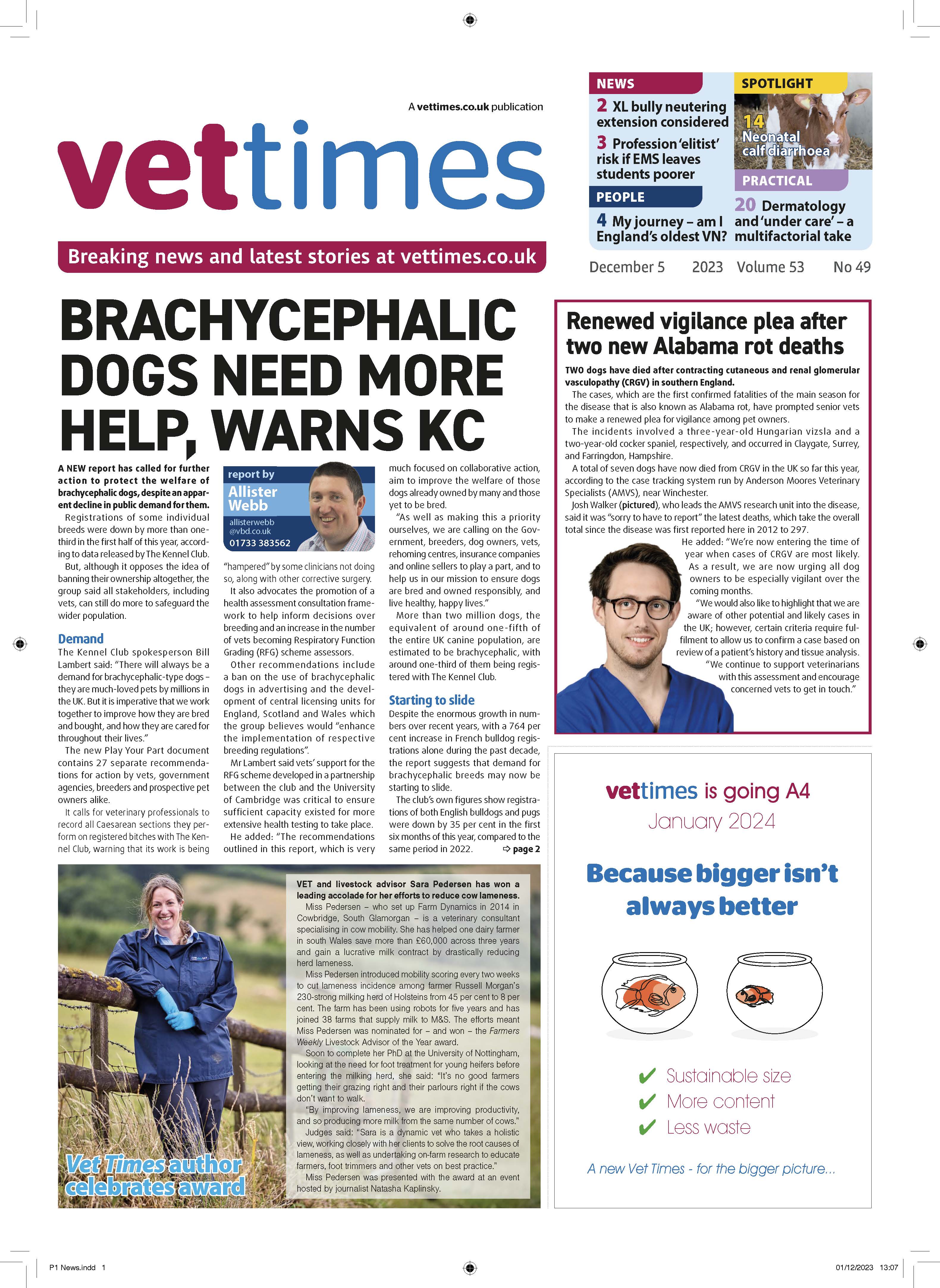 Veterinary Times - ABC - Delivering a valued stamp of trust - ABC UK